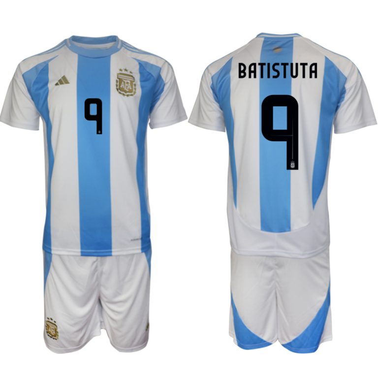 Poceni Moški Nogometni dresi Argentina Domači Copa America 2024 Gabriel ...