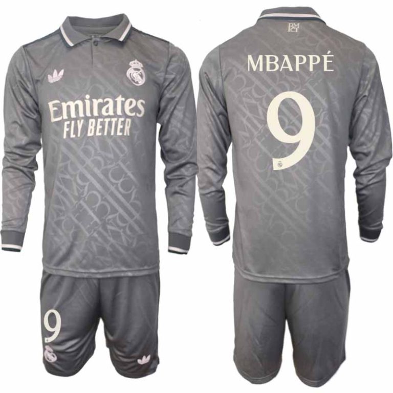 Nogometni dresi replike Real Madrid Domači 2024-25 Kylian Mbappé 9